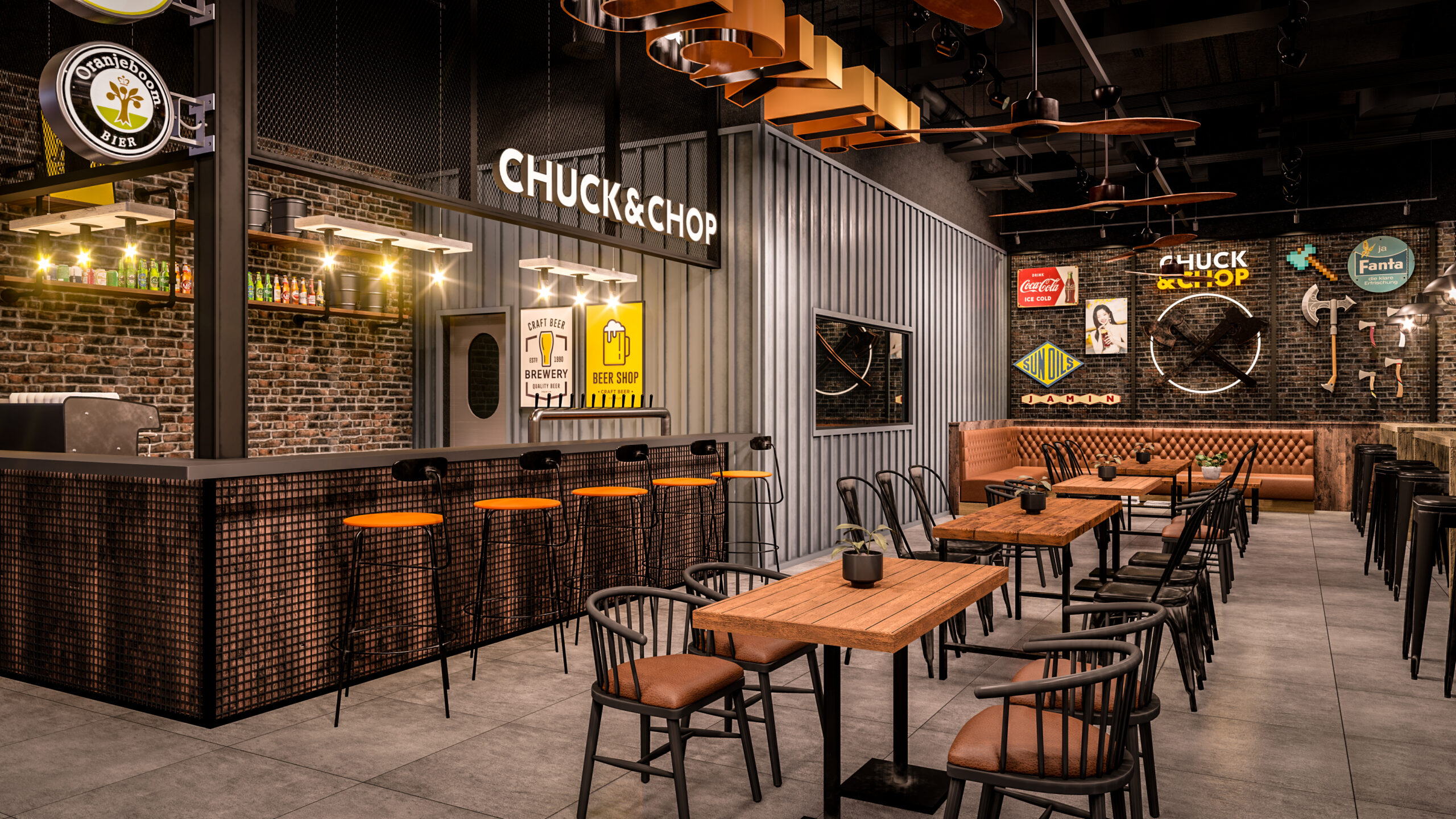 Axe Throwing Range - Architecture & Interior Design Studio