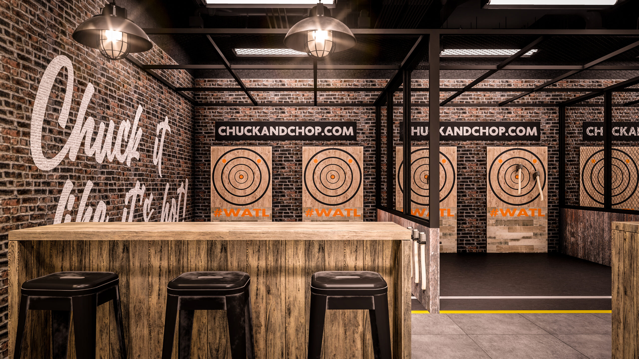 Axe Throwing Range - Architecture & Interior Design Studio